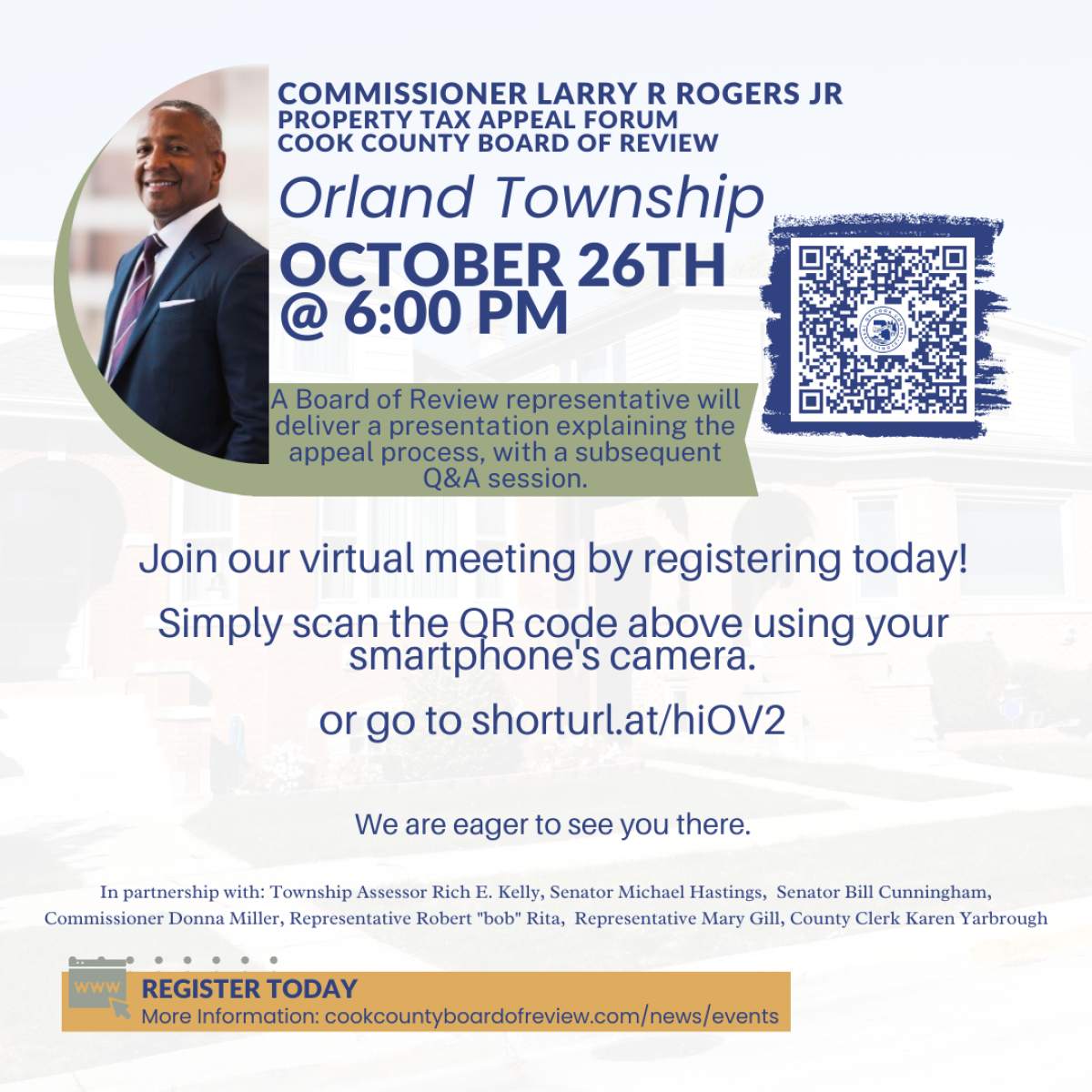 Virtual Property Tax Appeal Forum for Orland Township Hosted by ...