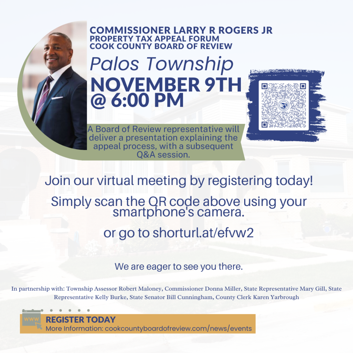 Virtual Property Tax Appeal Forum for Palos Township Hosted by ...