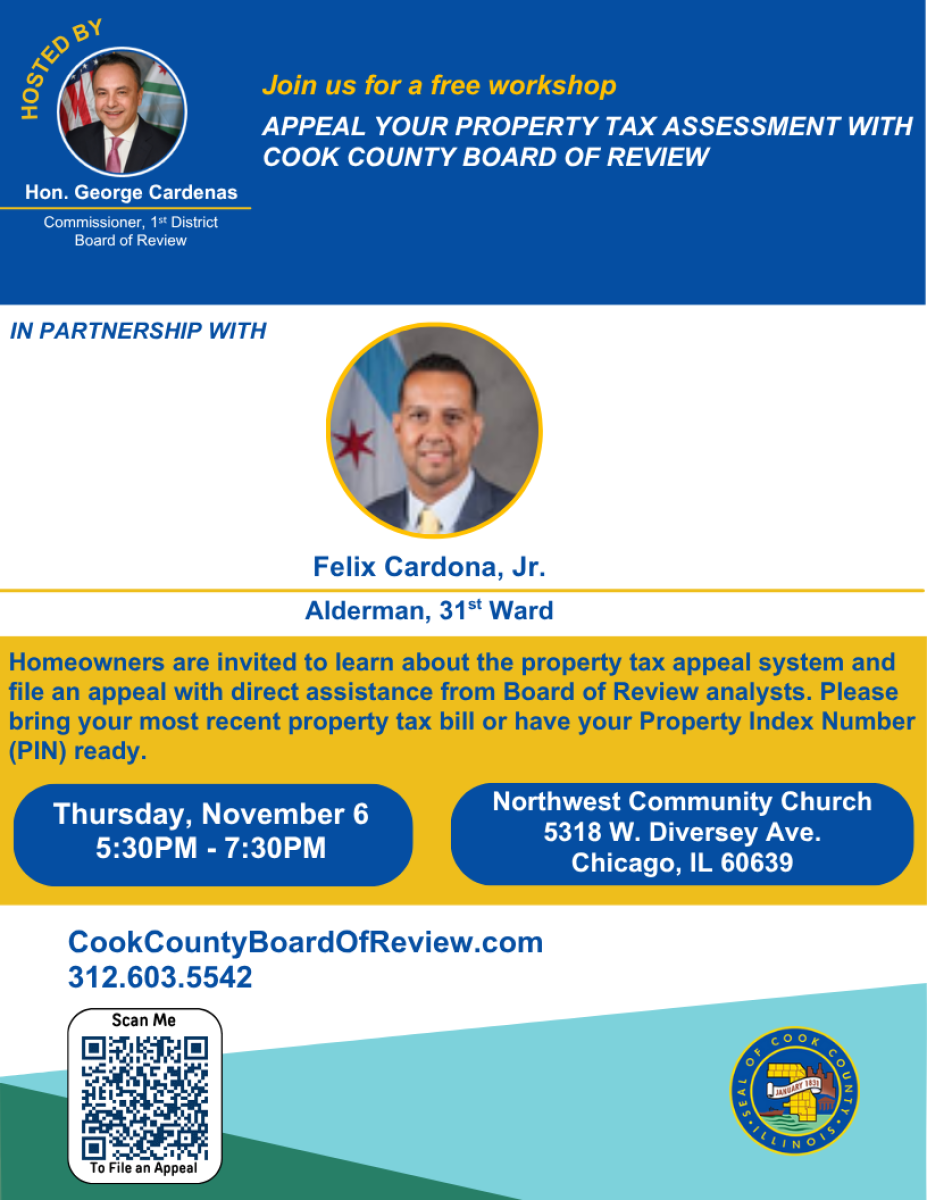 Commissioner George A. Cardenas | Cook County Board of Review